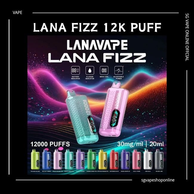 Lana Fizz 12k Puffs | SG Vape Online Shop Singapore – SG VAPE SHOP ONLINE