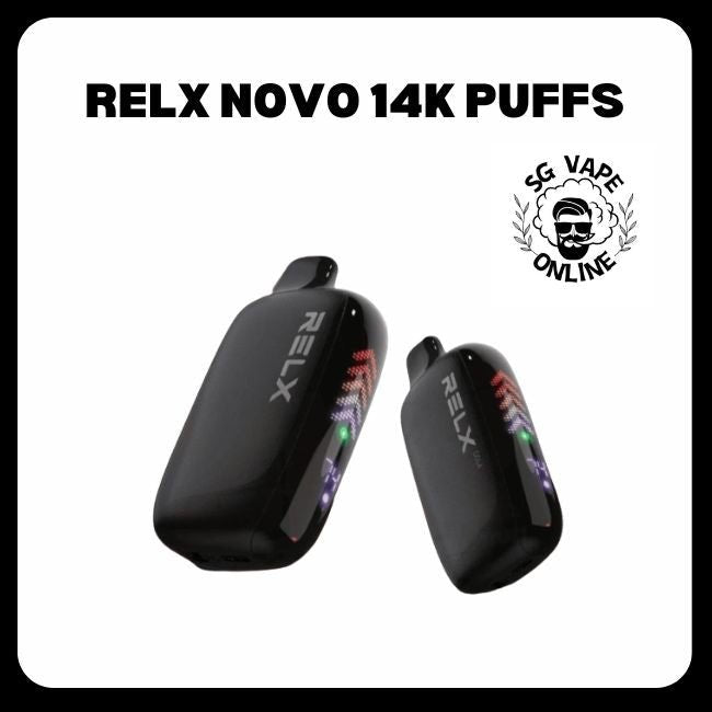 Relx Novo 14k Puff | Singapore Vape Online Shop – SG VAPE SHOP ONLINE
