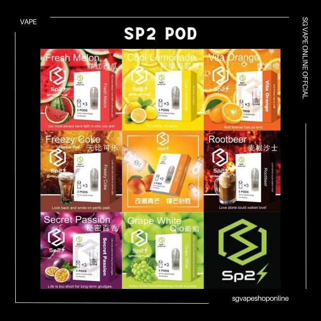 SP2 POD | SG VAPE ONLINE SHOP SINGAPORE – SG VAPE SHOP ONLINE